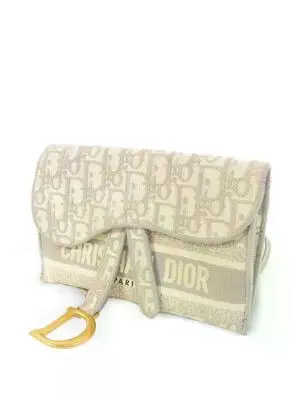 Dior Saddle Oblique Canvas Cross Body Bag