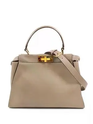 Fendi Peekaboo Shoulder Bag - Neutrals