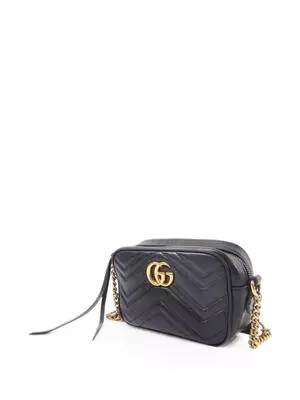 Gucci Gg Marmont Shoulder Bag - Black