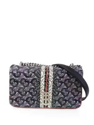 Burberry Lola Monogram Shoulder Bag - Grey