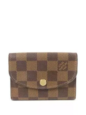 LOUIS VUITTON Damier Rosalie Wallet - Brown