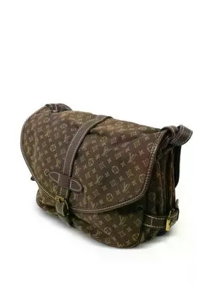 LOUIS VUITTON Monogram Mini Saumur Shoulder Bag - Brown
