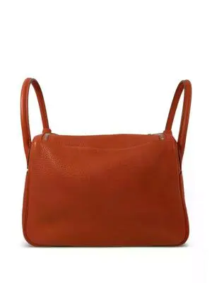 Hermès Lindy 30 Two-way Calfskin Tote Bag - Orange