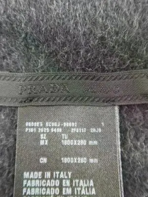 Prada Logo-patch Scarf