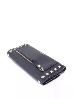 Valentino Garavani Rockstud Threefold Long Wallet