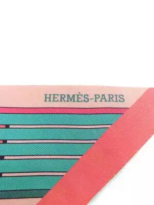 Hermès Silk Scarf - Pink
