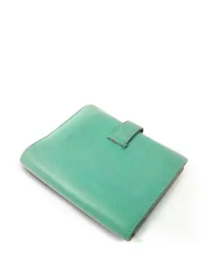 Hermès 2019 Bearn Leather Wallet - Green