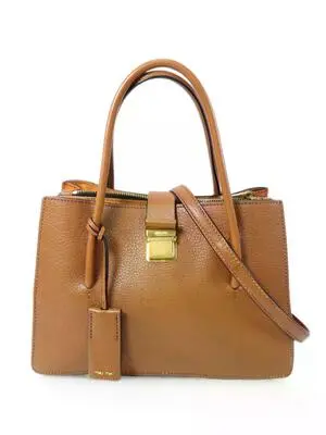 Miu Miu Leather Shoulder Bag - Neutrals