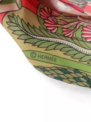 Hermès Twilly Graphic-print Scarf