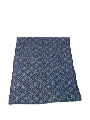 LOUIS VUITTON Monogram Classic Scarf - Blue