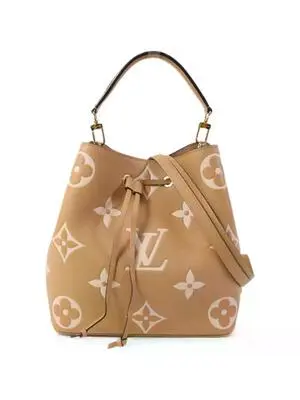 LOUIS VUITTON Monogram Empreinte Neo Noe Bucket Bag - Neutrals