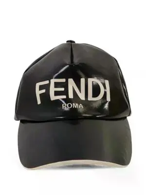 Fendi Logo-print Baseball Cap - Black