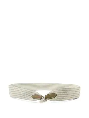 Hermès Striped Bag Strap - Grey