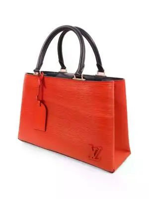 LOUIS VUITTON Pm Kleber Two-way Leather Tote Bag - Red