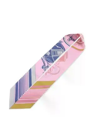 Hermès Silk Scarf - Pink