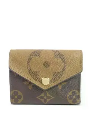 LOUIS VUITTON Zoe Monogram Reverse Wallet - Brown