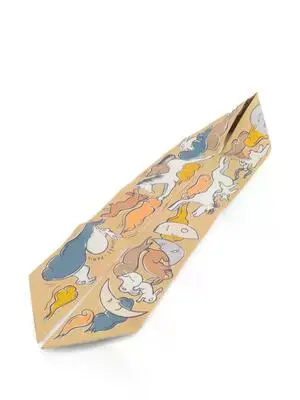 Hermès Twilly Animal-print Scarf