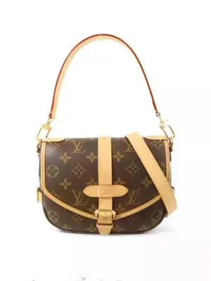 LOUIS VUITTON Monogram Saumur Bb Shoulder Bag - Brown