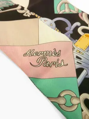 Hermès Silk Printed Scarf