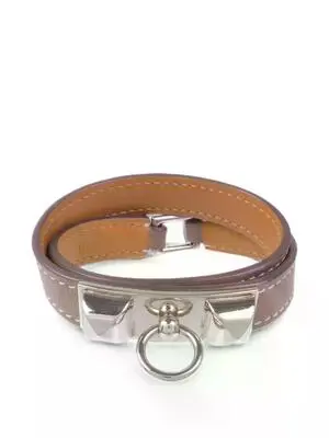 Hermès Rivale Double Tour Bracelet - Silver