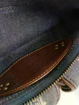 Celine Triomphe Denim Belt Bag