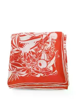 Hermès Flamingo Party Scarf