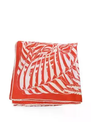 Hermès Flamingo Party Scarf