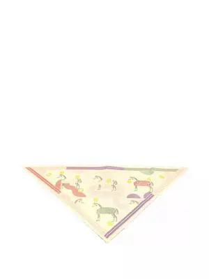 Hermès Silk Scarf - White