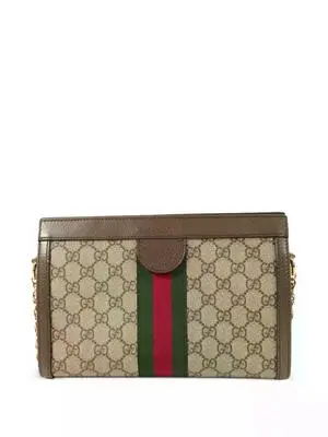 Gucci Ophidia Gg Chain Shoulder Bag - Neutrals