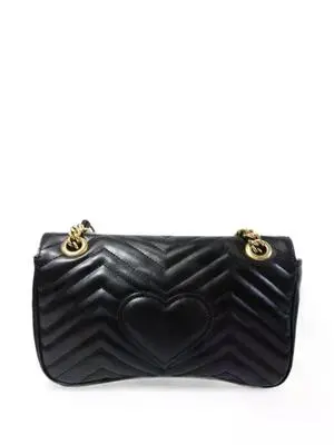 Gucci Gg Marmont Shoulder Bag - Black