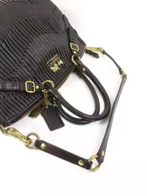 COACH VINTAGE Gathered Leather Shoulder Bag