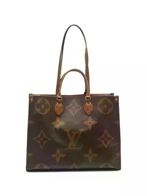 LOUIS VUITTON Monogram Giant Reverse Onthego Two-way Handbag - Brown