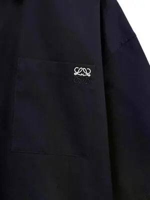 Loewe Anagram-embroidered Short-sleeve Shirt