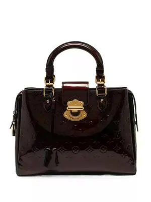 LOUIS VUITTON 2010 Melrose Avenue Monogram Vernis Tote Bag - Red