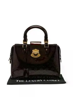 LOUIS VUITTON Monogram Vernis Tote Bag - Red