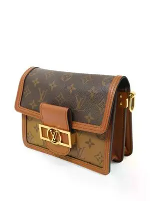 LOUIS VUITTON Mini Dauphine Monogram Reverse Shoulder Bag
