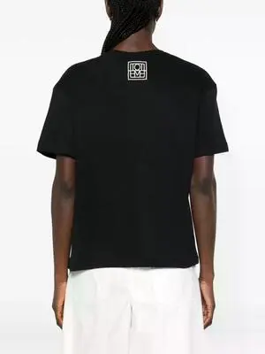 TOTEME Classic Logo-embroidered T-shirt