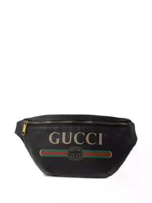 GUCCI Gucci GG Logo Print Belt Bag