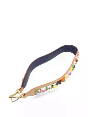 Fendi Strap You Studded Shoulder Strap - Neutrals
