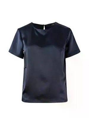 Max Mara Satin Finish Short Sleeve T-shirt