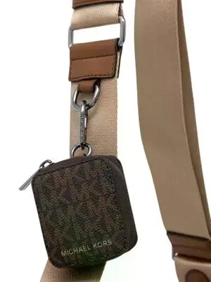 Michael Kors Hudson Monogram Print Shoulder Bag