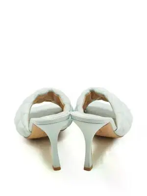Bottega Veneta Lido Quilted Leather High Stiletto Sandals