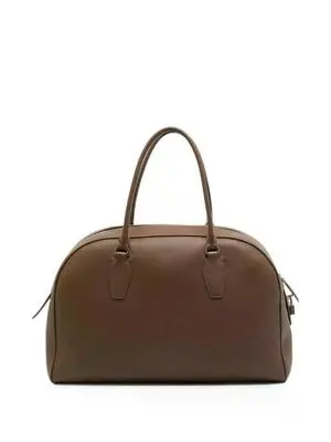 THE ROW India Grained-leather Tote Bag