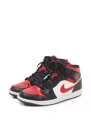 JORDAN Air 1 High-top Sneakers - Red