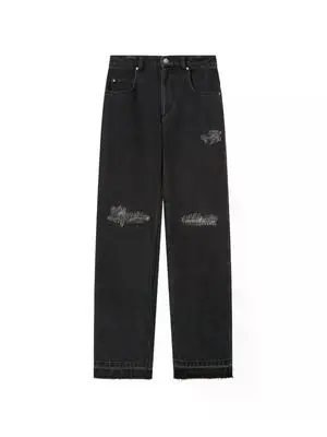 MARANT ETOILE Zeah Cotton Denim Pants - Black