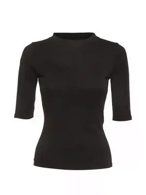 Balenciaga Crew-neck Half-sleeve T-shirt - Black