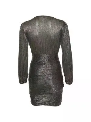 Maje Draped-effect Mini Dress - Grey