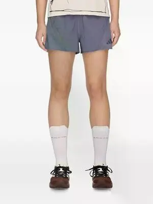 Adidas X Song For The Mute Logo-print Running Shorts - Grey