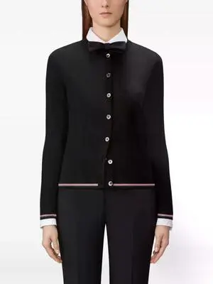 Thom Browne Wool Rib-stitch Cardigan