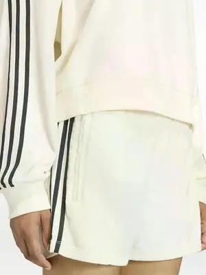 Adidas V-neck Terry Polo Shirt With Three-stripe Detail